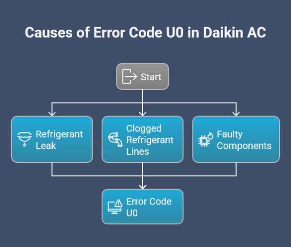 Daikin Aircon Error Code U0: Causes and Solutions - BLOSSOM AIR-CON