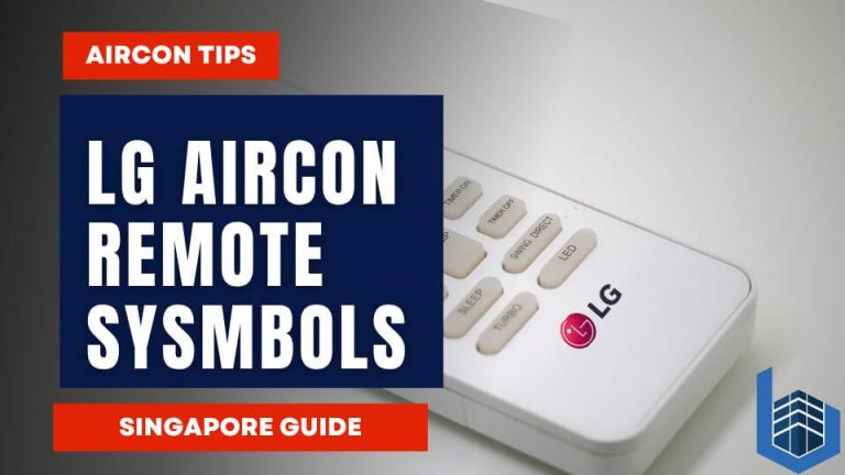LG Aircon Remote Control Symbols: Singapore User Guide